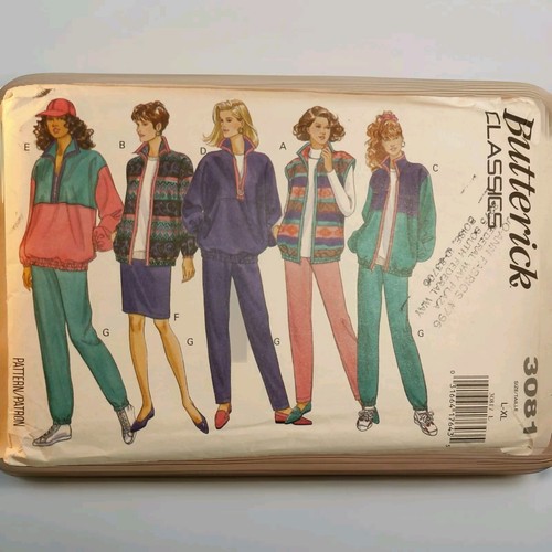 Butterick Classics Sewing Pattern #3081 L-XL Misses Jacket Vest Skirt ...