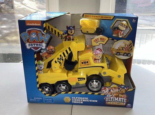 Paw Patrol Rubble’s Ultimate Rescue Construction Truck Lights Sound ...