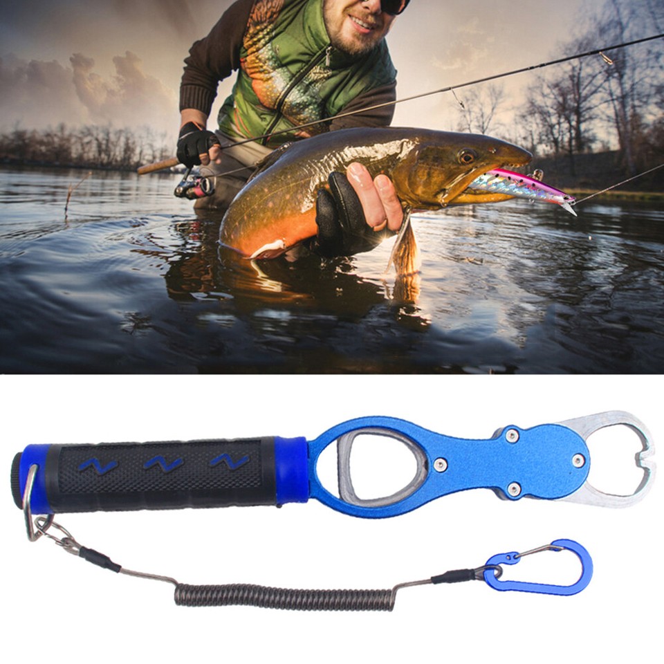 Fish Grips Aluminum Alloy Fishing Gripper Fishing Lip Grip Fish ...