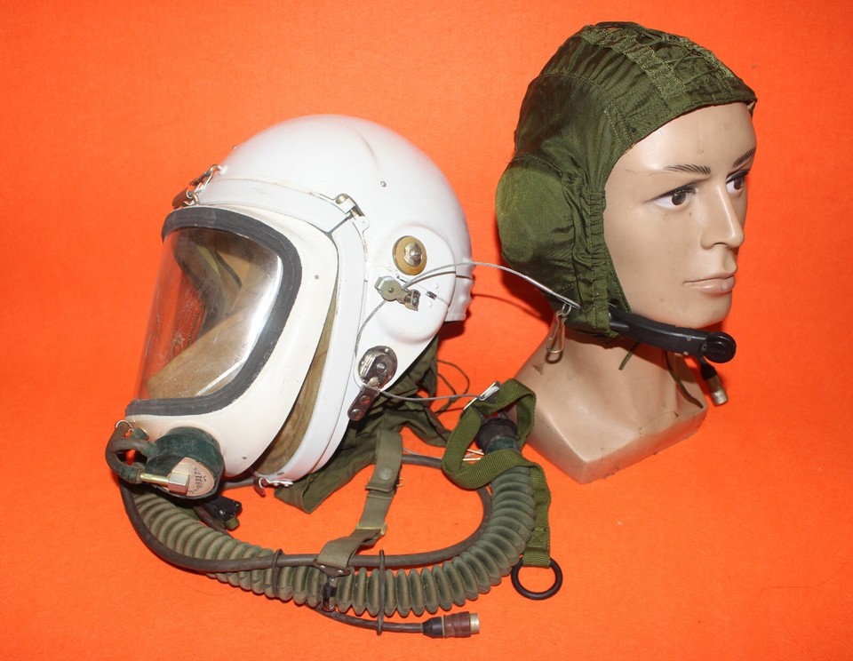 Air Force Mig-21 Fighter Pilot Flying Helmet 1# XXL +HAT | eBay