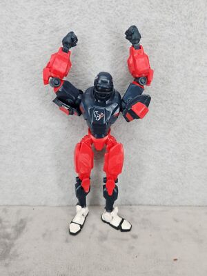 NFL Houston Texans Team Cleatus Fox Sports Robot Action Figure Posable ...