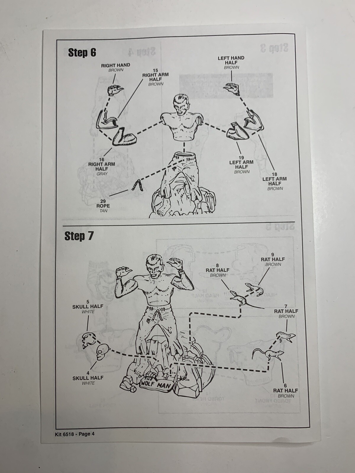 Wolfman Model Kit Revell 1 8 Scale Universal Studios for sale online | eBay
