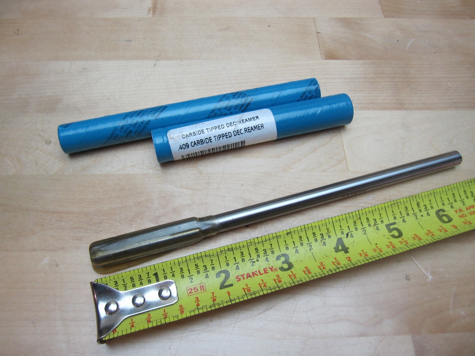 R.R.T. Rock River Tool 0.4090 6 flute carbide tipped chucking reamer | eBay