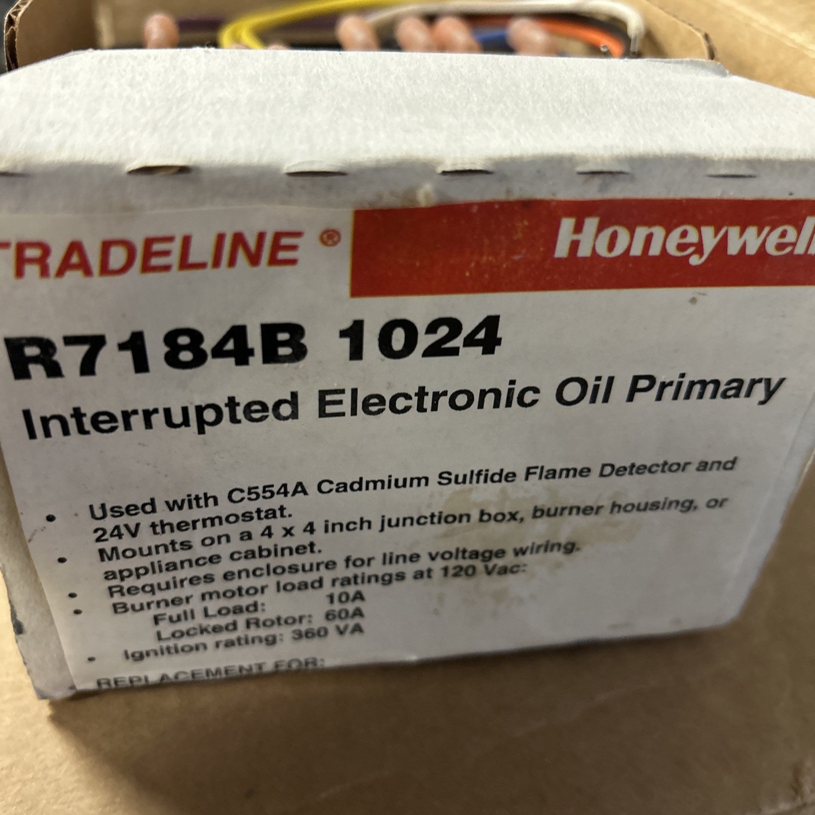 NEW OEM Honeywell Digital Oil Primary Control Board R7184B1024 | eBay