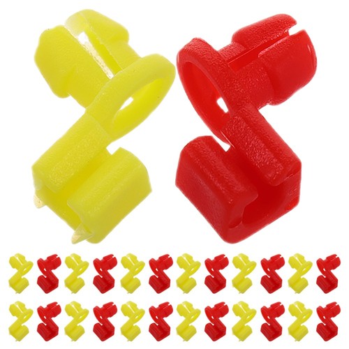 20 Sets Door Lock Latch Plastic Rod Clips and Handle Retainer ...