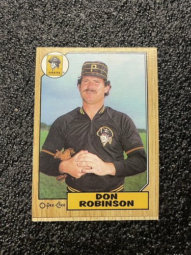 1987 O-Pee-Chee Pittsburgh Pirates Baseball Card #387 Don Robinson | eBay