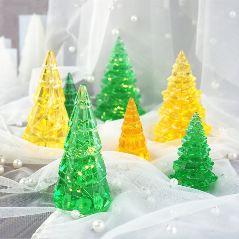 Christmas Tree Light Silicone Mold Epoxy Resin Casting Mold | eBay
