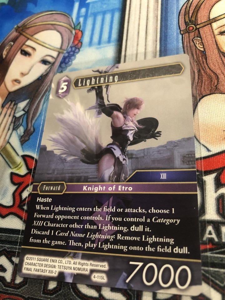 Final Fantasy Lightning 4-115L fftcg Legend Non-Foil opus 4 NM | eBay