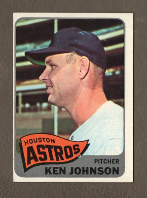1965 Topps Baseball Card #359 Ken Johnson – Houston Astros | eBay