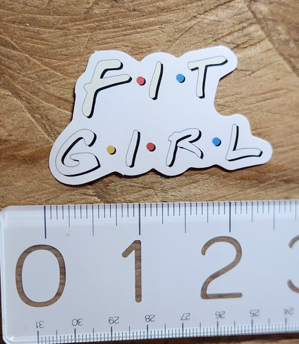 Fitness Sticker Weight lifting Sticker Gym Decal Exercise Workout Body ...