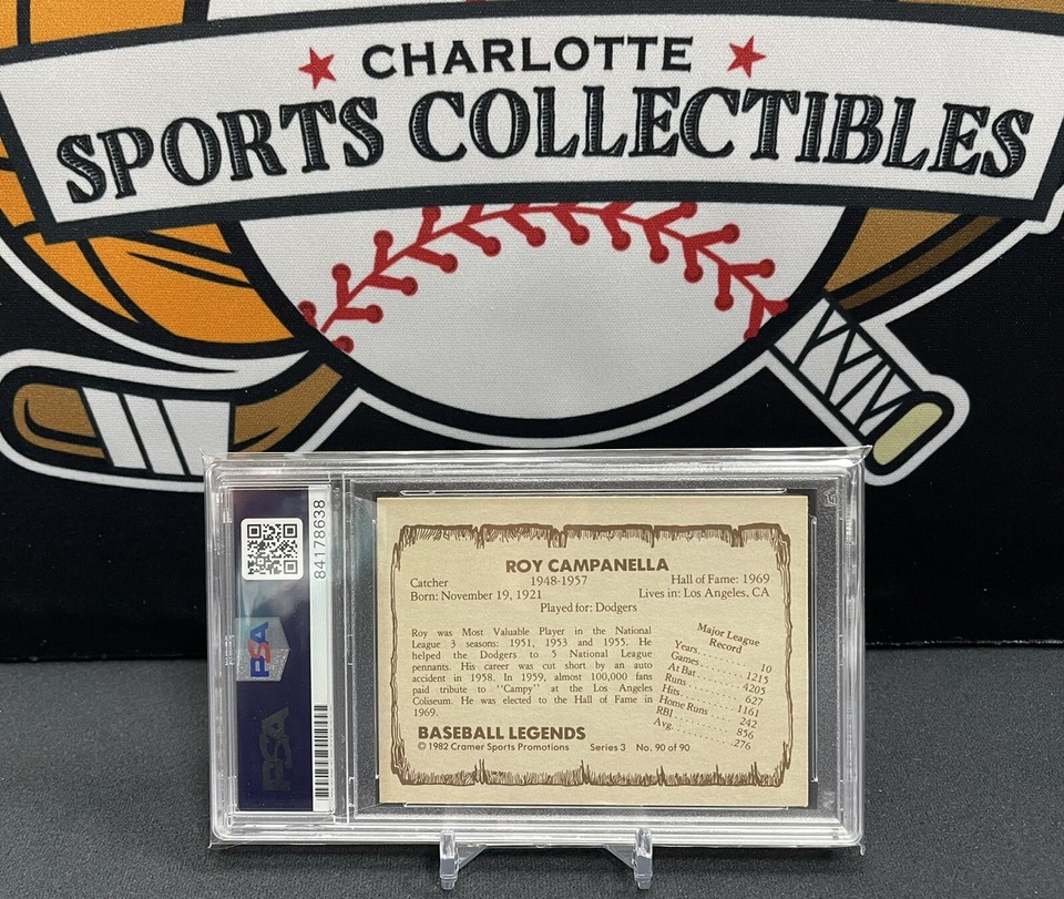 ROY CAMPANELLA (D. 1993) Signed AUTOGRAPHED Signature Cut Baseball HOF ...