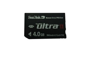 Sandisk memory stick pro duo 4gb magicgate red - worldsgawer