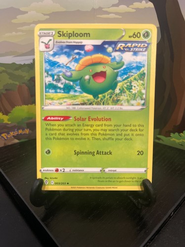 Skiploom 003/203 - Evolving Skies - Uncommon - Pokemon Card TCG - LP | eBay