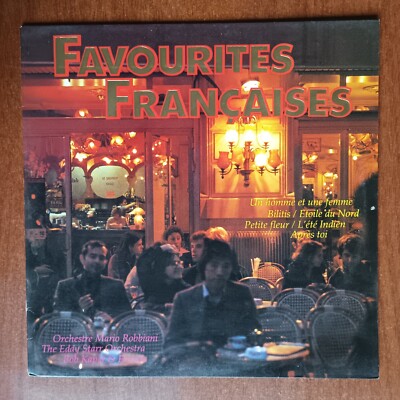 Favourites Françaises LP Folk Mario Robbiani The Eddy Starr Orchestra ...