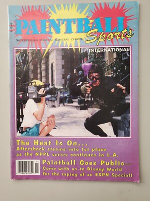 Priced to Sell Paintball Sports Magazine Nov 1994 Fred Schultz ESPN ...