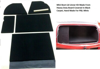 Classic Mini Boot Board Lining Kit Fits 7.5 Gallon Fuel Tanks, Top ...