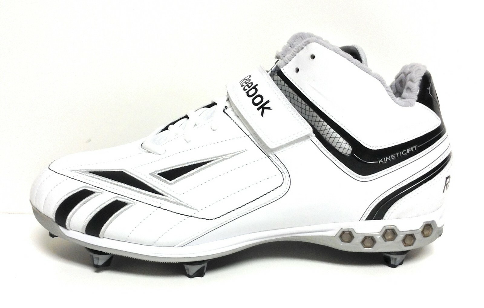 Mens Reebok Pro Full Blitz KFS II H D NFL Equip White Football Cleats ...