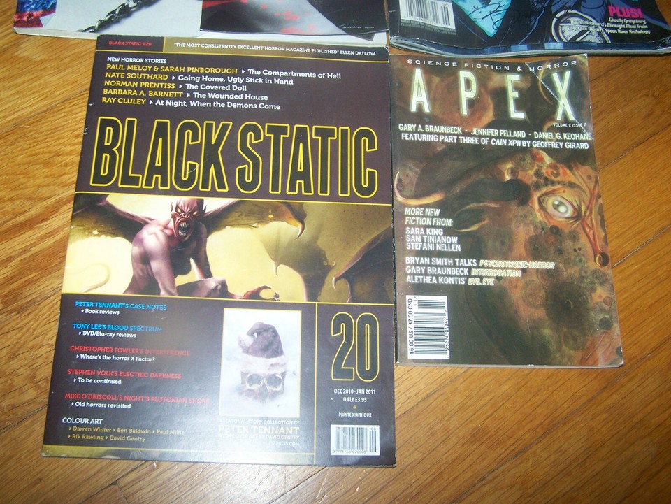 BLACK STATIC MAGAZINE 20 Signed Nate Southard Norman Prentiss APEX Rue ...