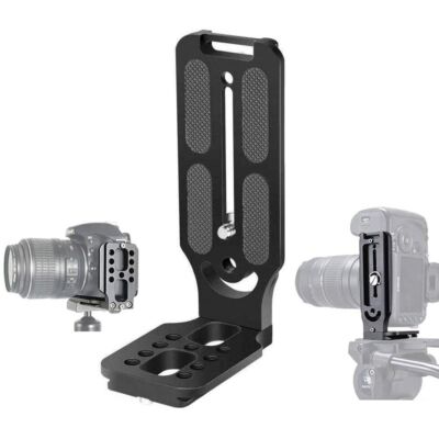 Quick Release 1/4 Inch Screw Swiss Vertical Video L Plate Camera L ...