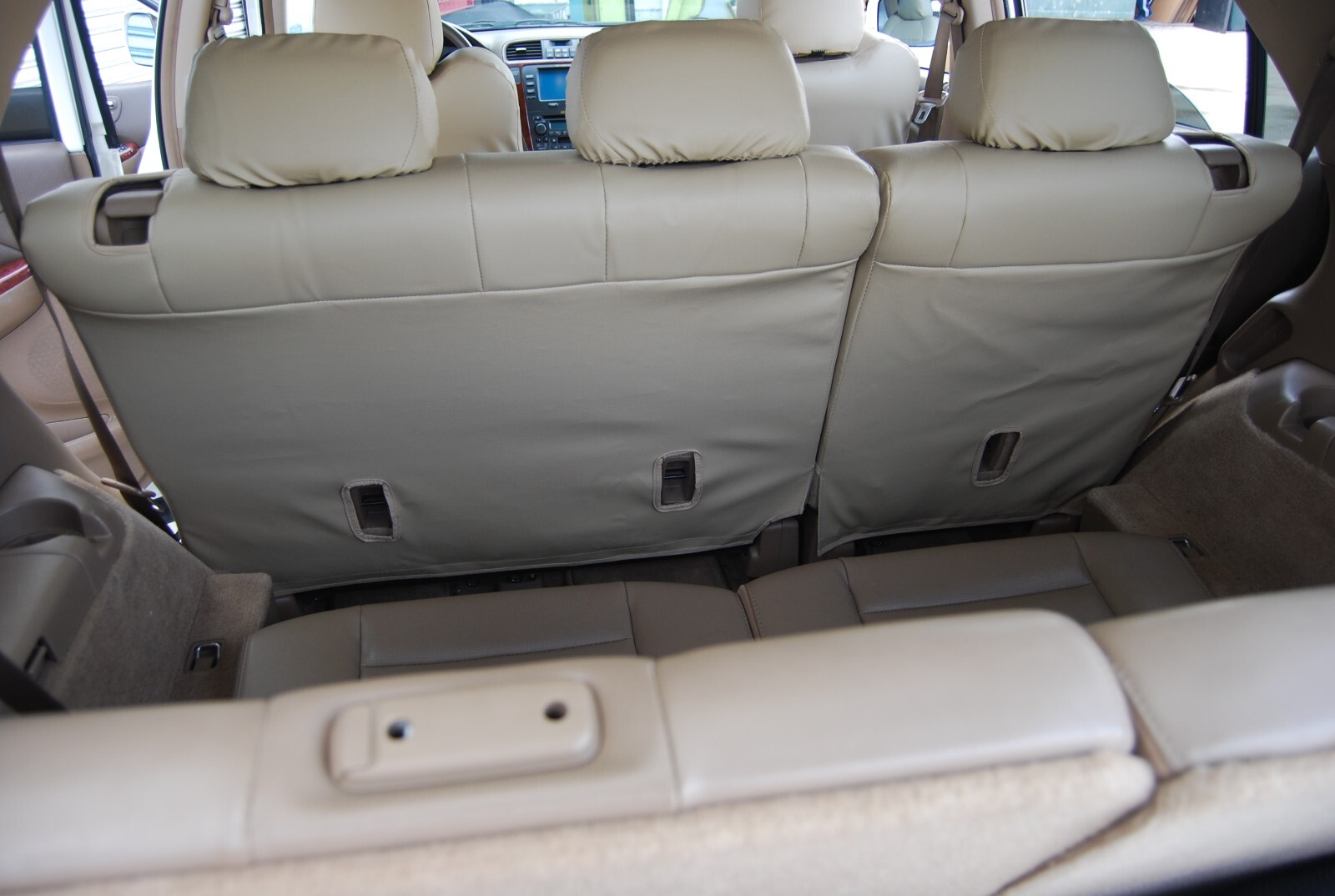 MITSUBISHI MONTERO 2001-2006 IGGEE S.LEATHER CUSTOM FIT SEAT COVER 13 ...