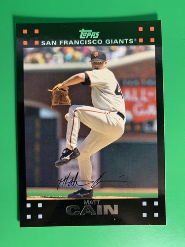 2007 Topps Matt Cain #187 San Francisco Giants | eBay