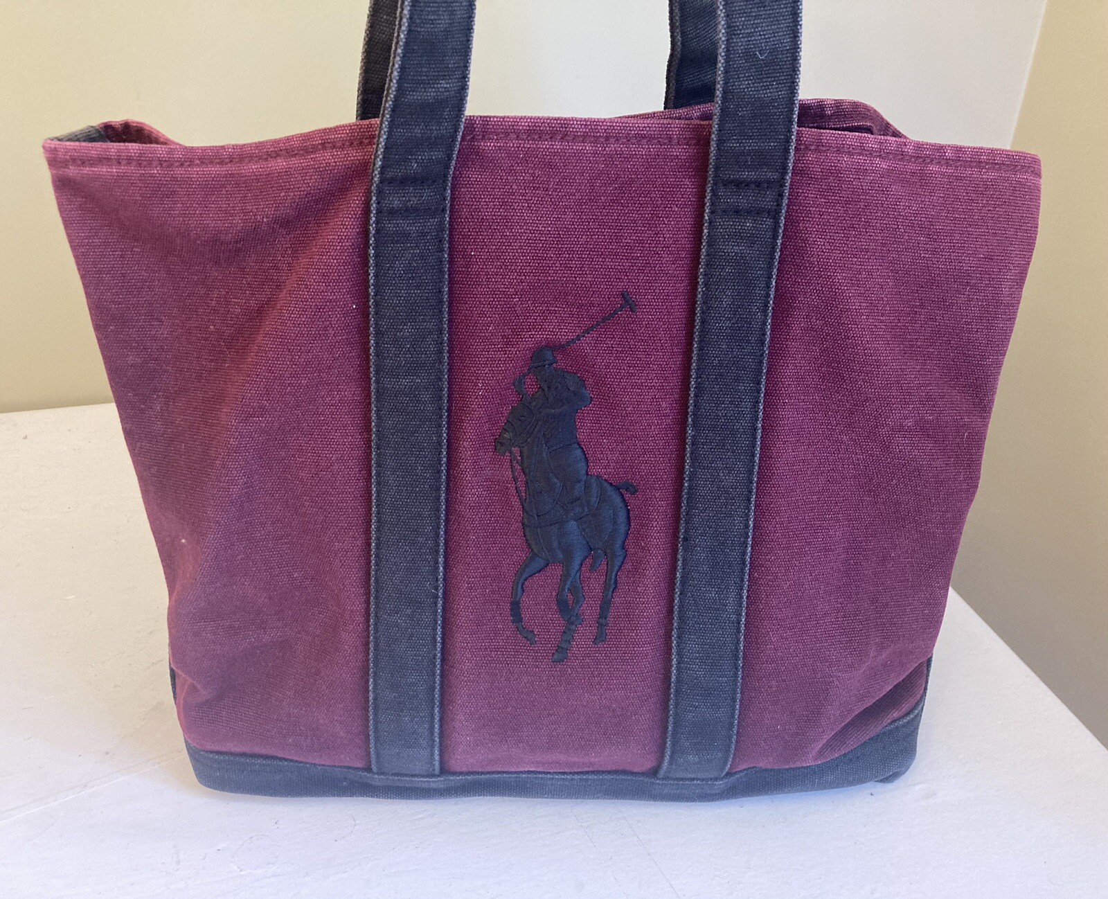 Polo Ralph Lauren Tote Bag Vintage Shoulder Top Handl… - Gem