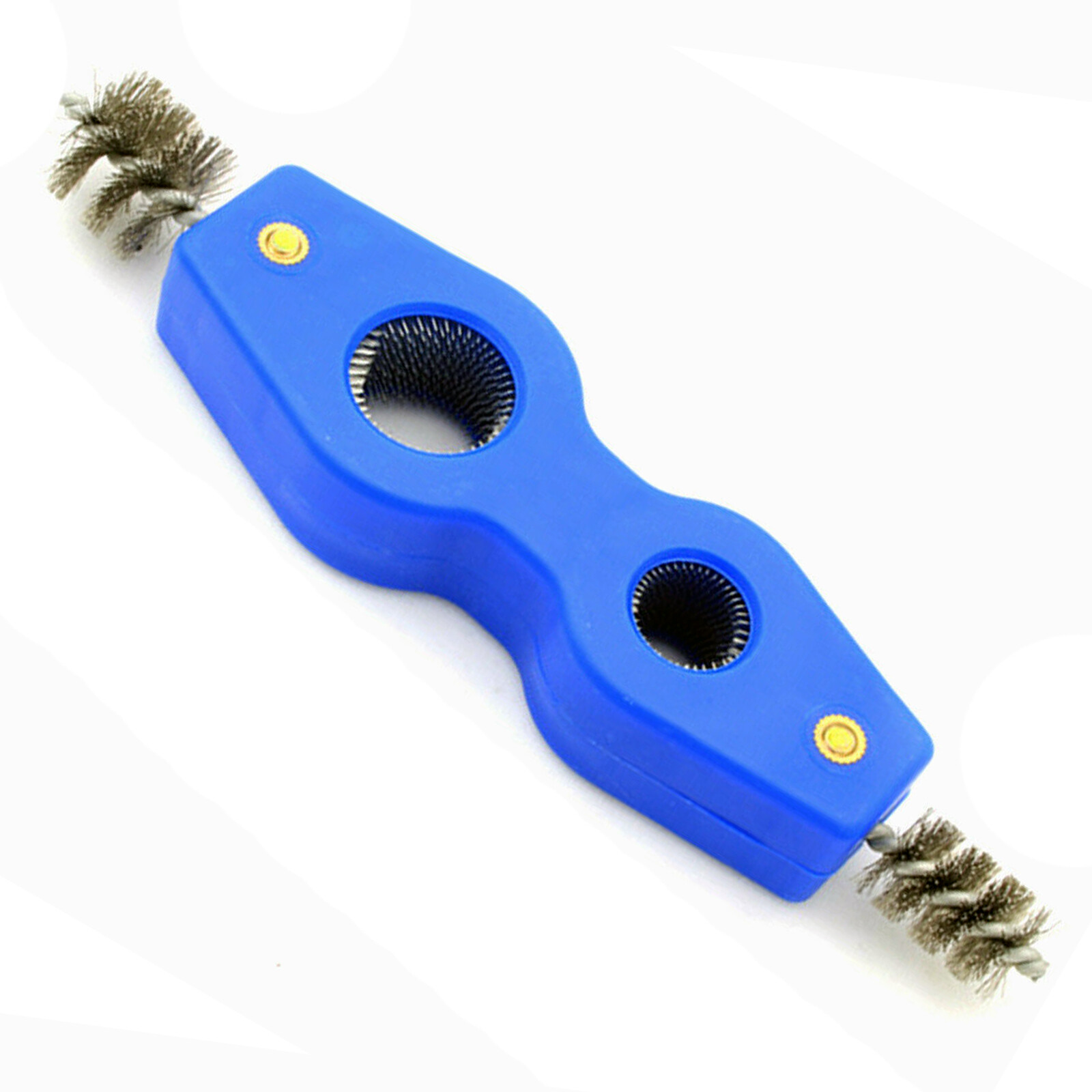 (2) Wire Brush Battery Cable Terminal Post Cleaning Tool & Plumbers ...