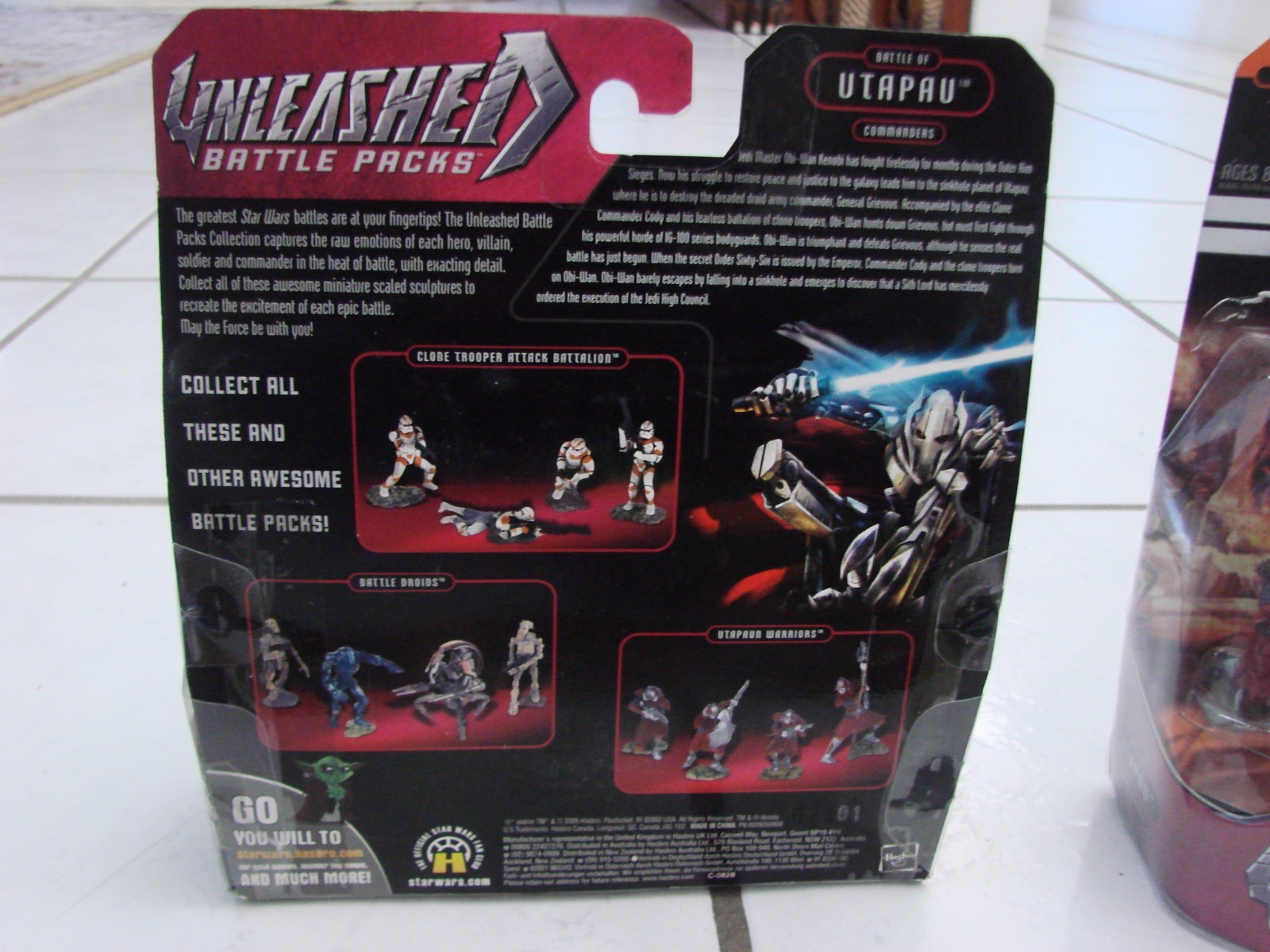 Star Wars Unleashed Battle Packs lot of 2 Battle of utapau Warriors ...