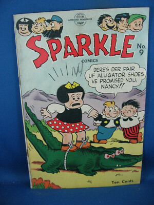 SPARKLE COMICS 9 VG F 1950 | eBay