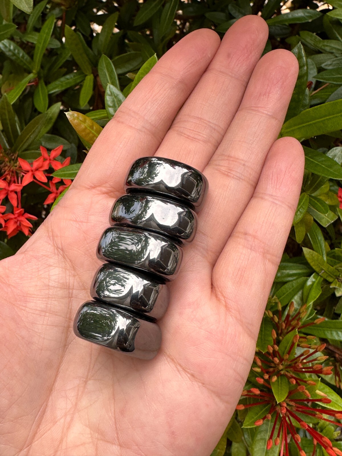 Magnetic Hematite Stones, Tumbled Magnetic Hematite, Hematite Worry ...