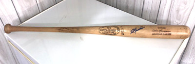 Ed Herrmann 1975 Yankees Game Used Signed P72 Louisville Slugger Bat ...