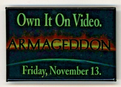 1998 ARMAGEDDON Film 2 1/4" Pinback Button | eBay