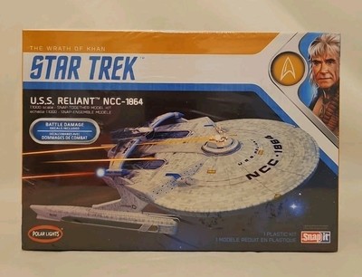 Model Kit Polar Lights Star Trek USS Reliant NCC-1864 Snap It 1/1000 ...