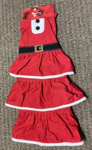 Christmas Apron St Nicholas Square Ruffled Santa Claus Kohl's | eBay