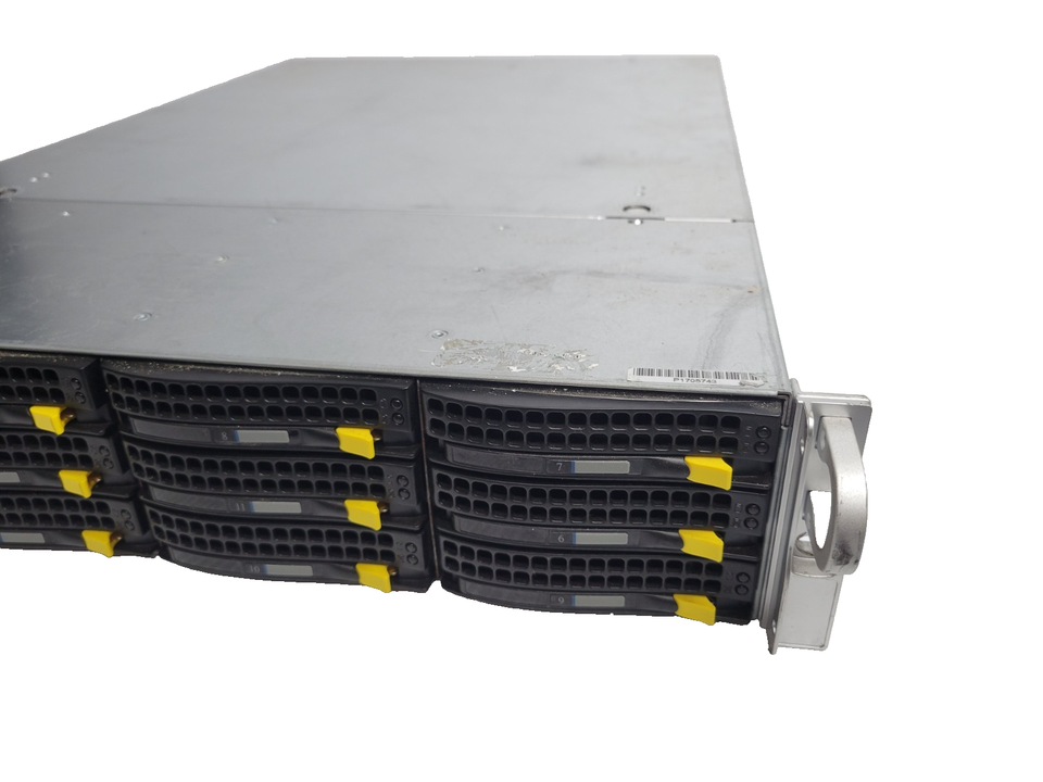 Supermicro CSE-826 12X3.5" SAS826EL1 2U Rackmount Chassis 740W PSU | eBay