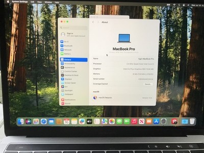 APPLE MacBook 13" 2018 A1989 i5 2.3GHZ 8GB 256GB Gray Bad Touch Bar ...