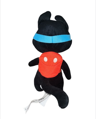 IKEA Lattjo Cat Plush with Goggles Backpack 11” Black Kitty Stuffed ...
