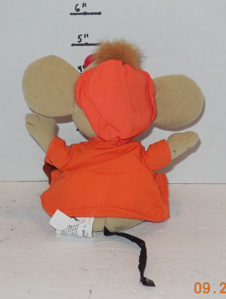 Disney Store Exclusive Cinderella 6" JAQ the Mouse Plush stuffed toy ...