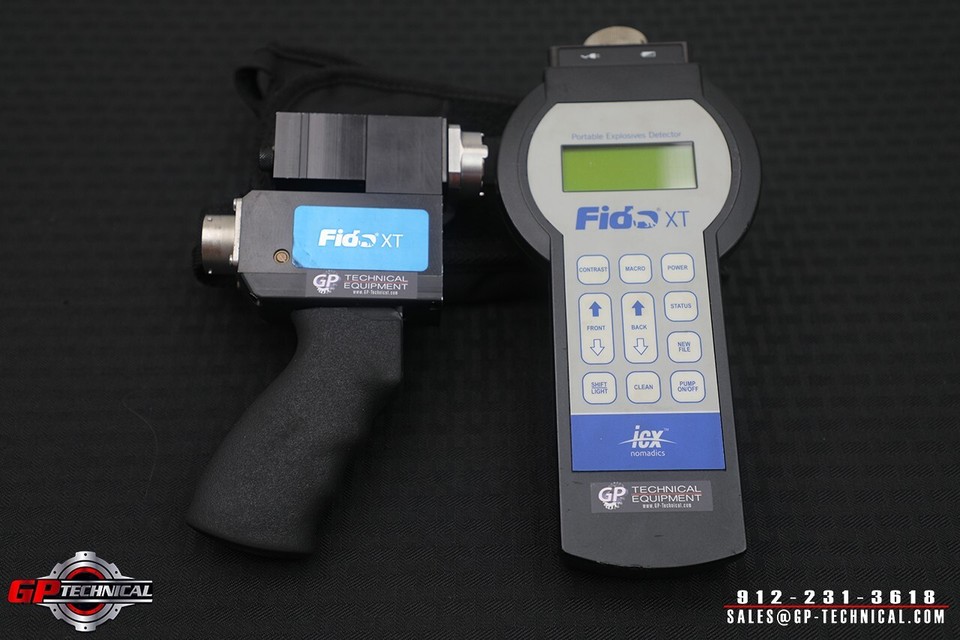 ICX Nomadics FidoXT Portable Explosives Detector -FLIR Fluke Scintex ...