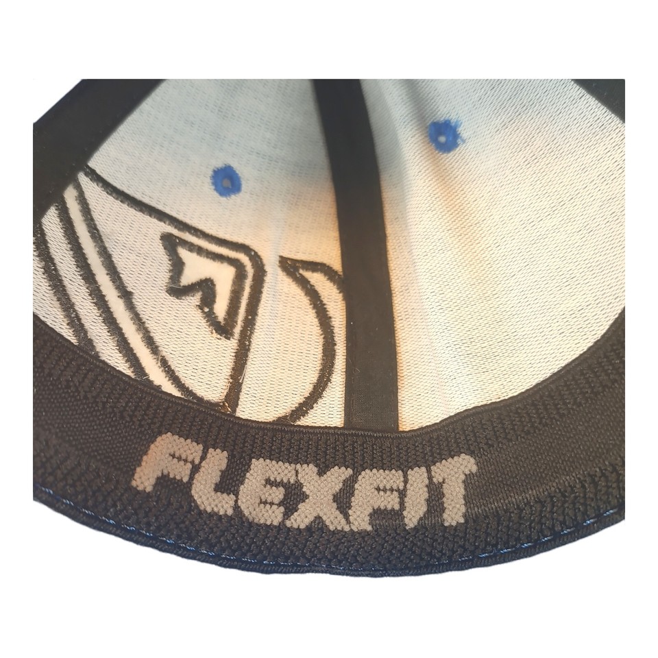 Quicksilver Flexfit Baseball Hat Cap Blue Size S/M Adult | eBay