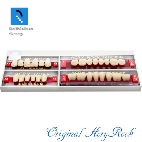 Acrylic Dental Lab Teeth Ruthinium Acryrock Teeth A3 Size 48 Full Mouth ...