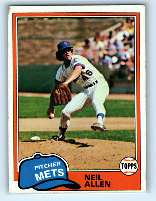 Neil Allen 1981 Topps New York Mets #322 | eBay