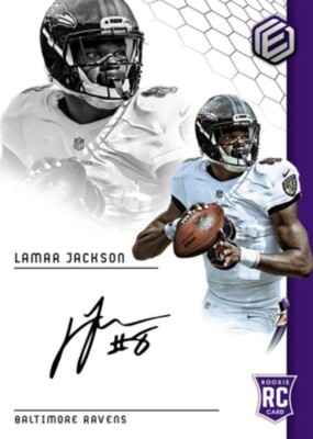 2018 Elements Lamar Jackson Rookie Auto RC NFL Blitz Digital Card | eBay
