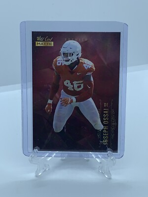 JOSEPH OSSAI 2021 Wild Card Matte Chase Red Parallel Cincinnati RC #MBC ...