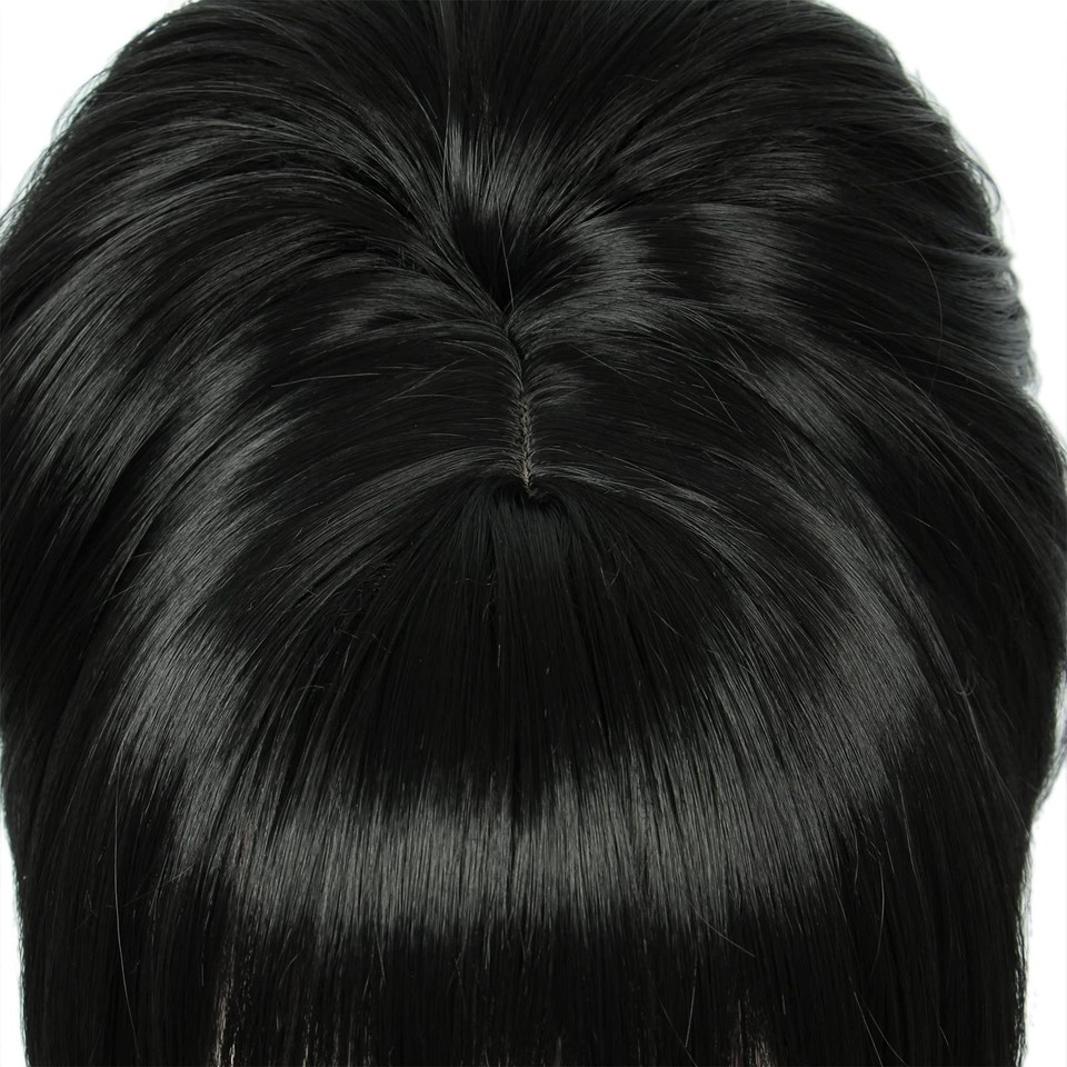 Long Straight Black Big Bouffant Beehive Wigs for fits 50s 80s Costume ...