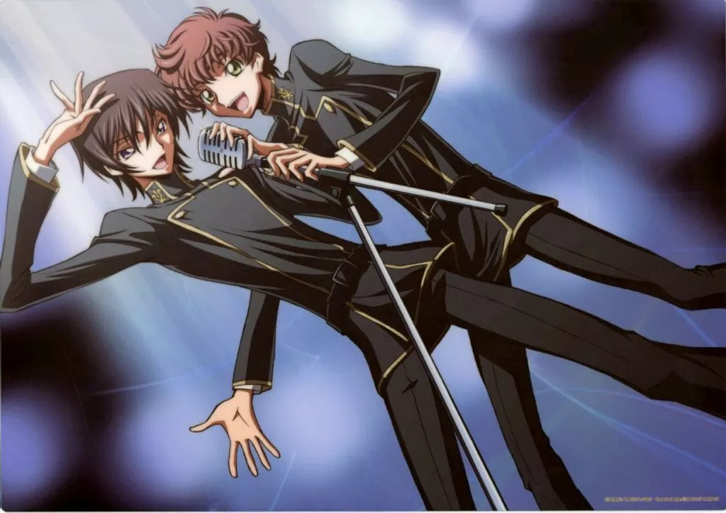 Code Geass Lelouch Suzaku Metal Giclee Lelouch of the Rebellion Anime ...