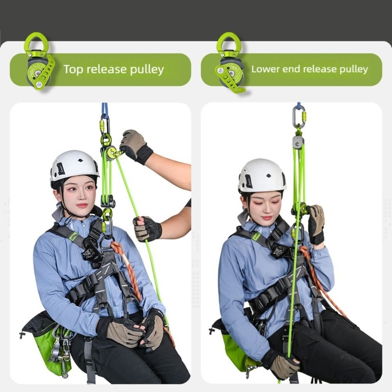 Climbing Pulley Carabiner Locking Screwgate Portables Pulley Karabiner ...