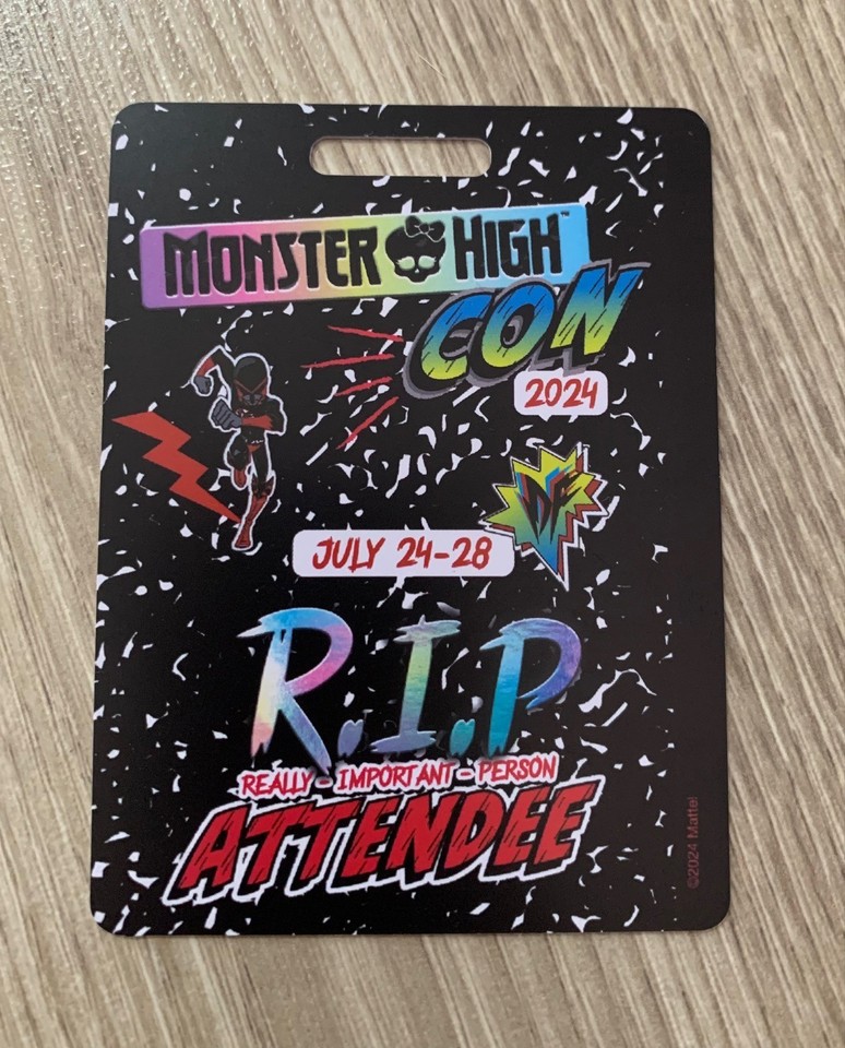 2024 Monster High SDCC Comic Con Ghoulia Yelps Dead Fast Card NEW ...