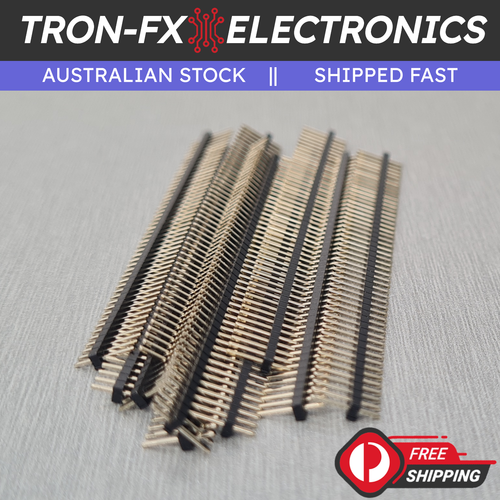 10PCS 50 Way Header Pin Single Row 1.27mm Pitch Pin Spacing 50P | eBay