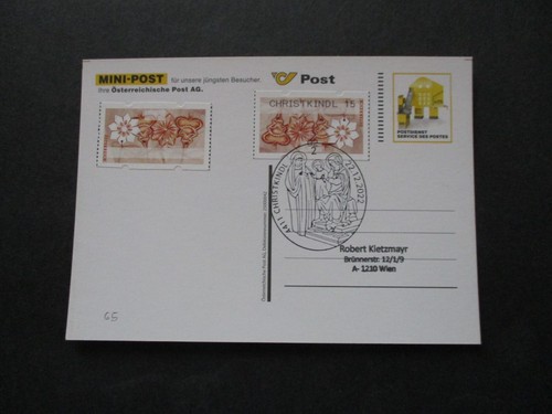 22/19a) Christkindl 22.12.2022 - UKZ 2 / Minipost, ATM + Fehldruck ATM ...